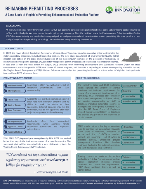 VA’s PEEP is a Gold Star Example of Permit Efficiency — Environmental ...