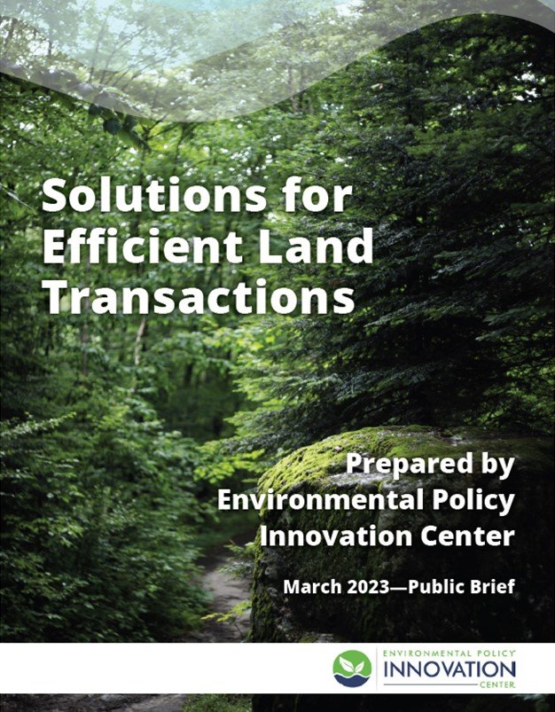 Increasing the efficiency of land transactions — Environmental Policy ...