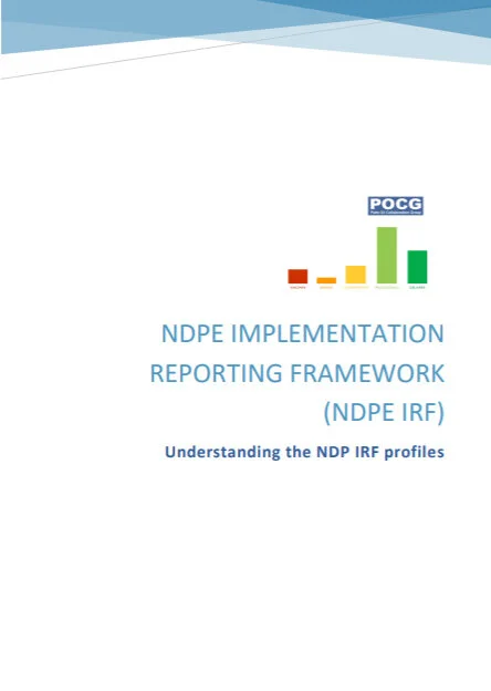 NDPE Implementation Reporting Framework