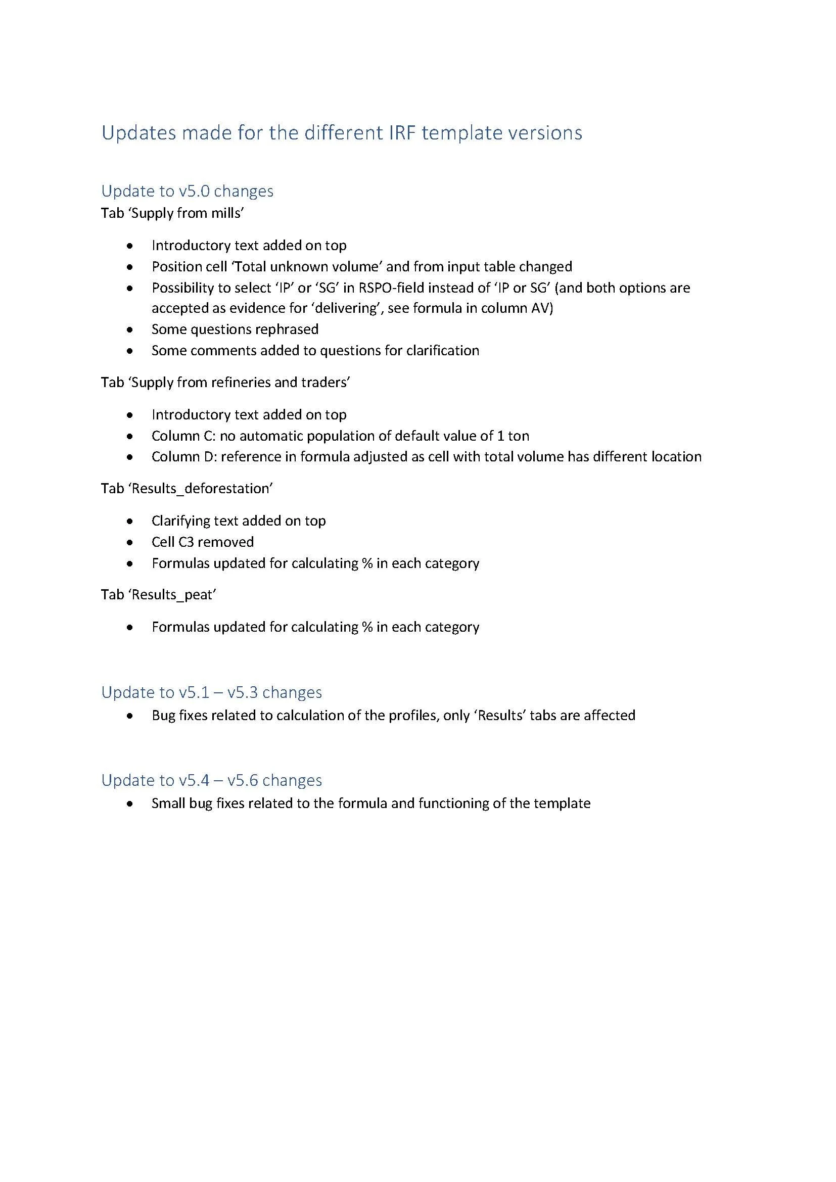 NDPE Implementation Reporting Framework