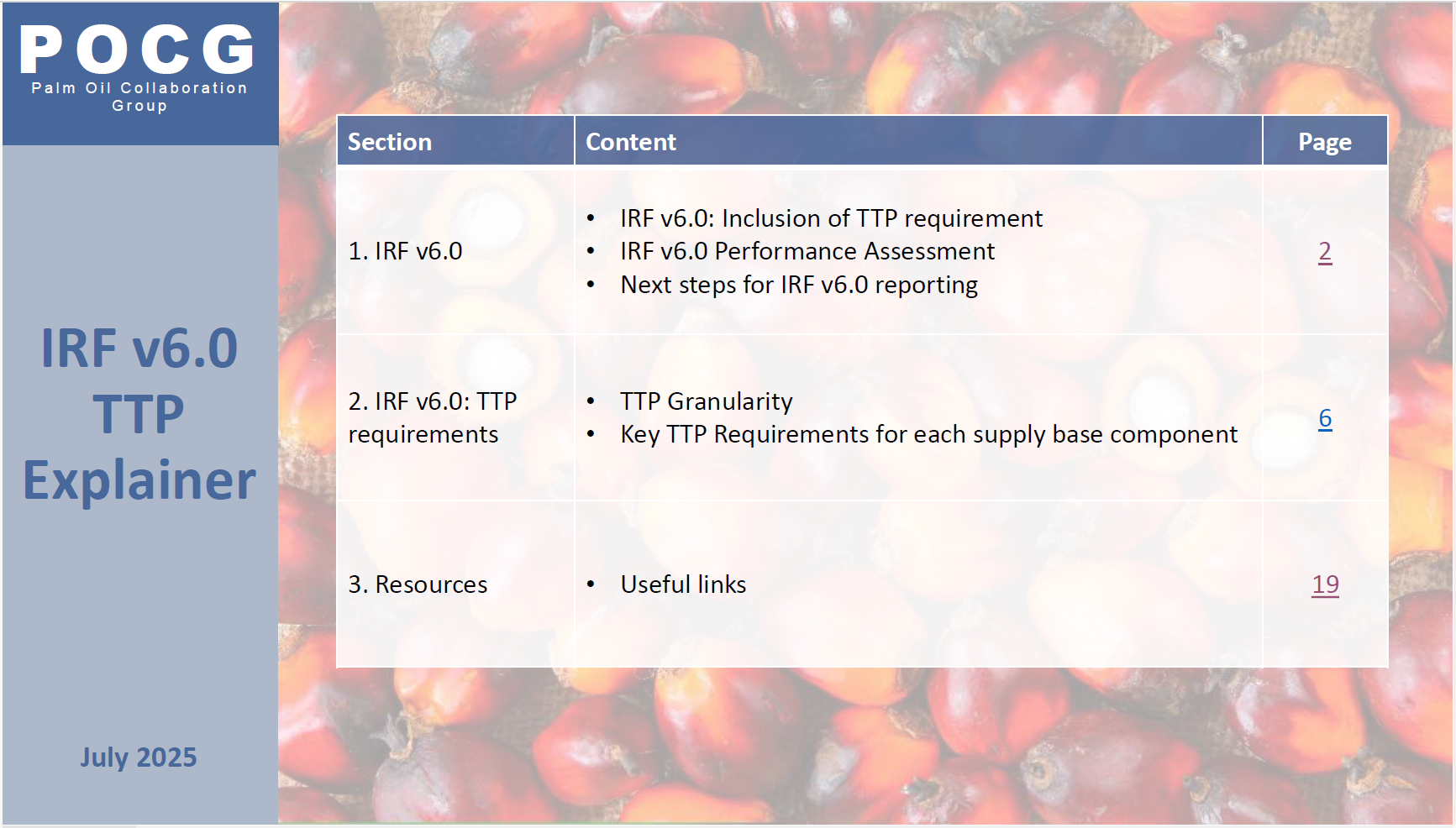 NDPE Implementation Reporting Framework