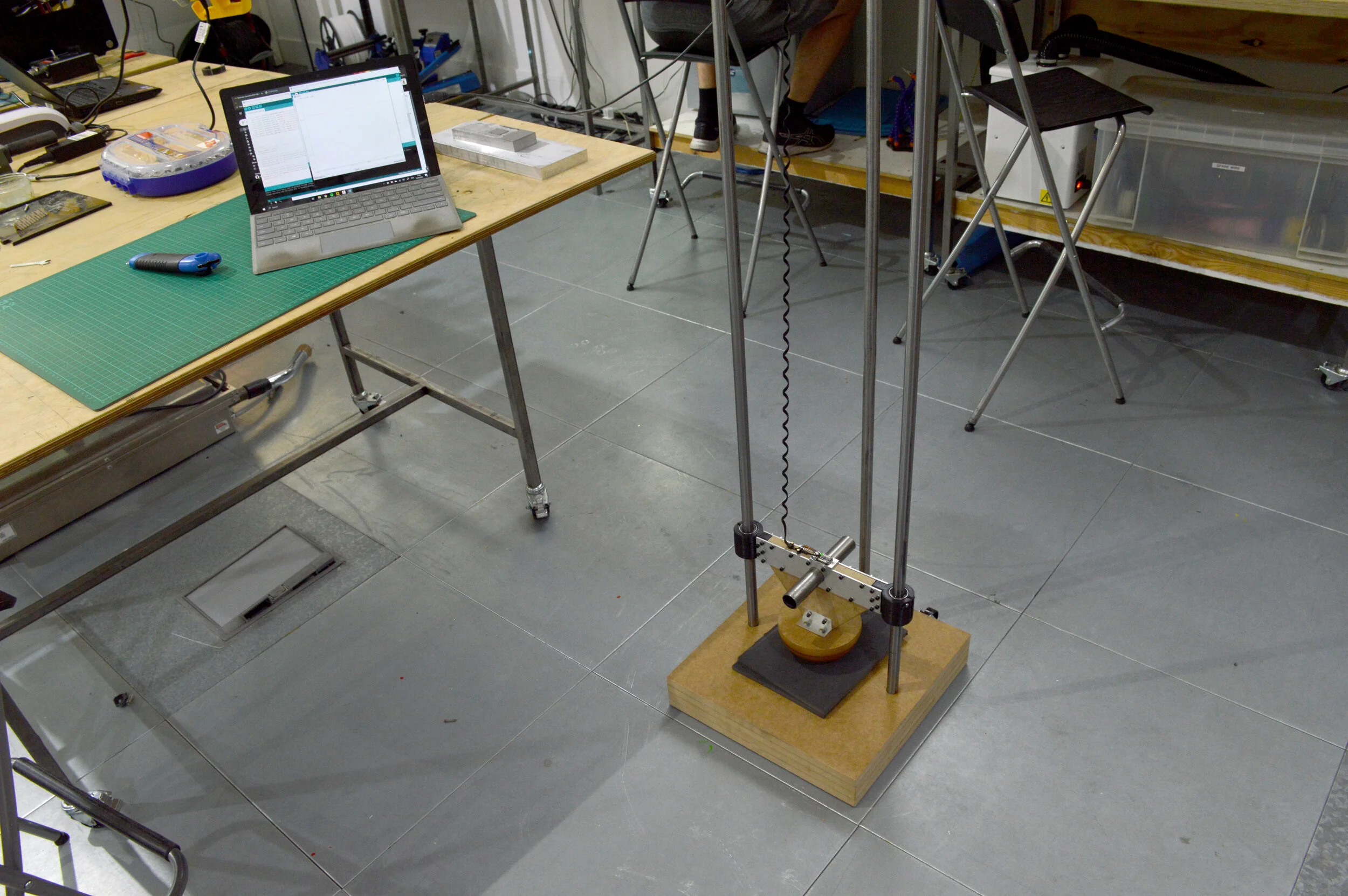 Drop Test Rig — Britton Kroessler _ Art + Design