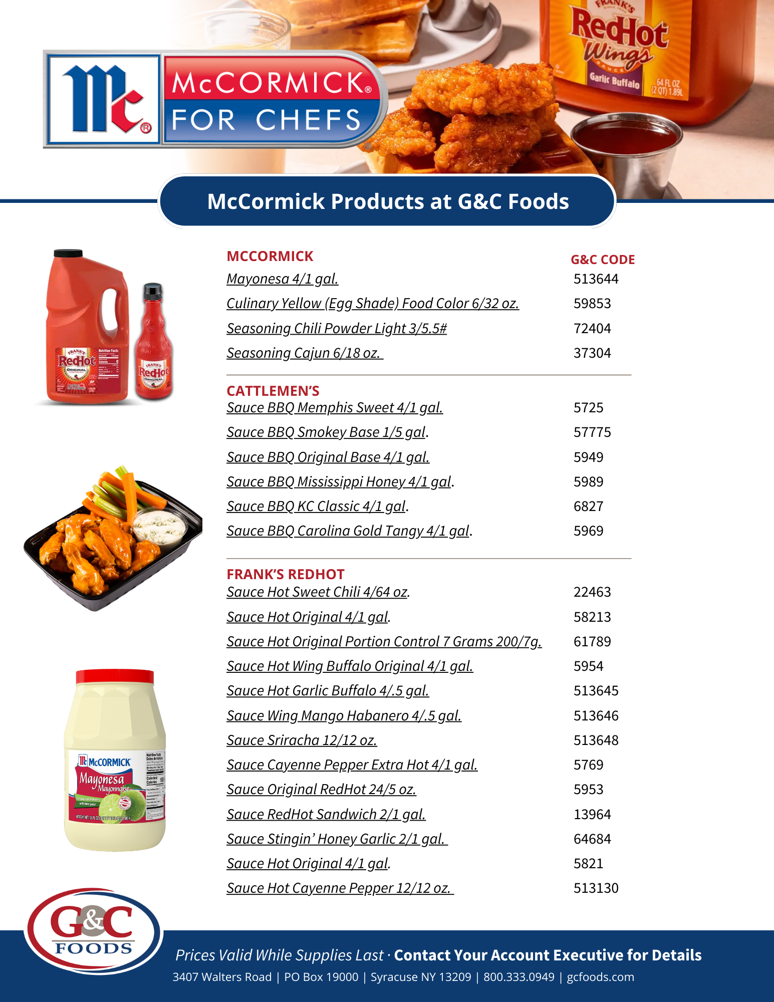 Catalogs & Brochures | G&C Foods