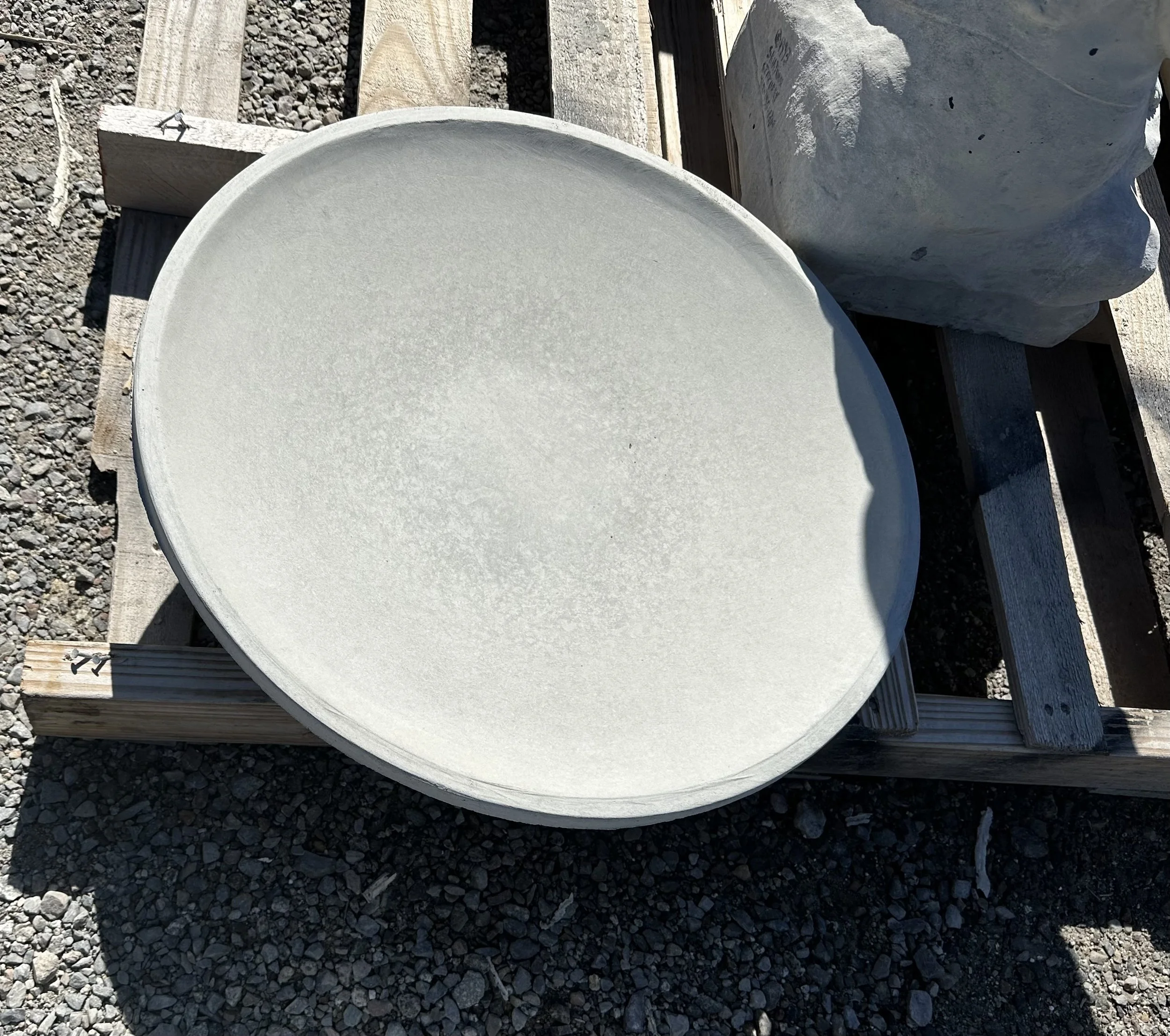 Plain birdbath bowl — Spokane Precast, Concrete Products