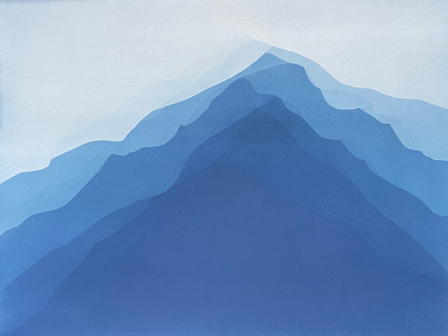 Abstract Cyanotypes on Paper — Christine So