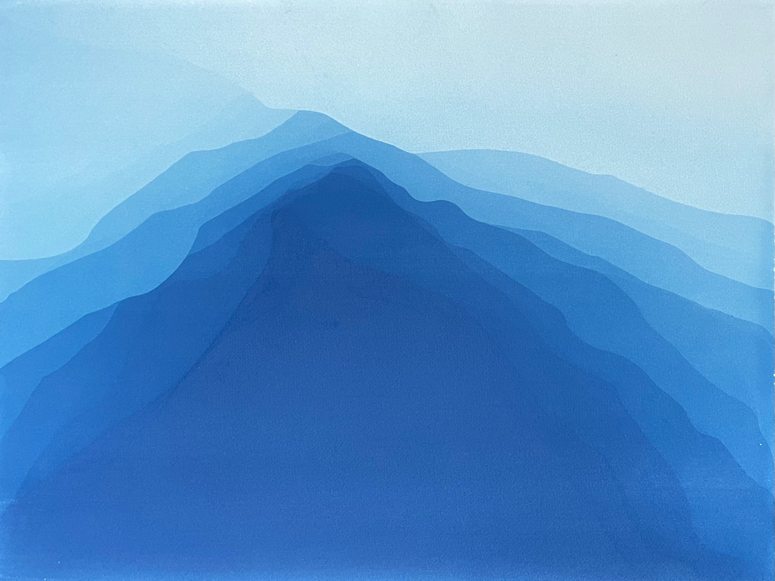 Abstract Cyanotypes on Paper — Christine So