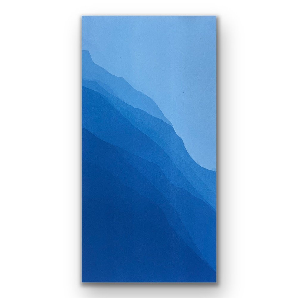 Abstract Cyanotypes on Paper — Christine So