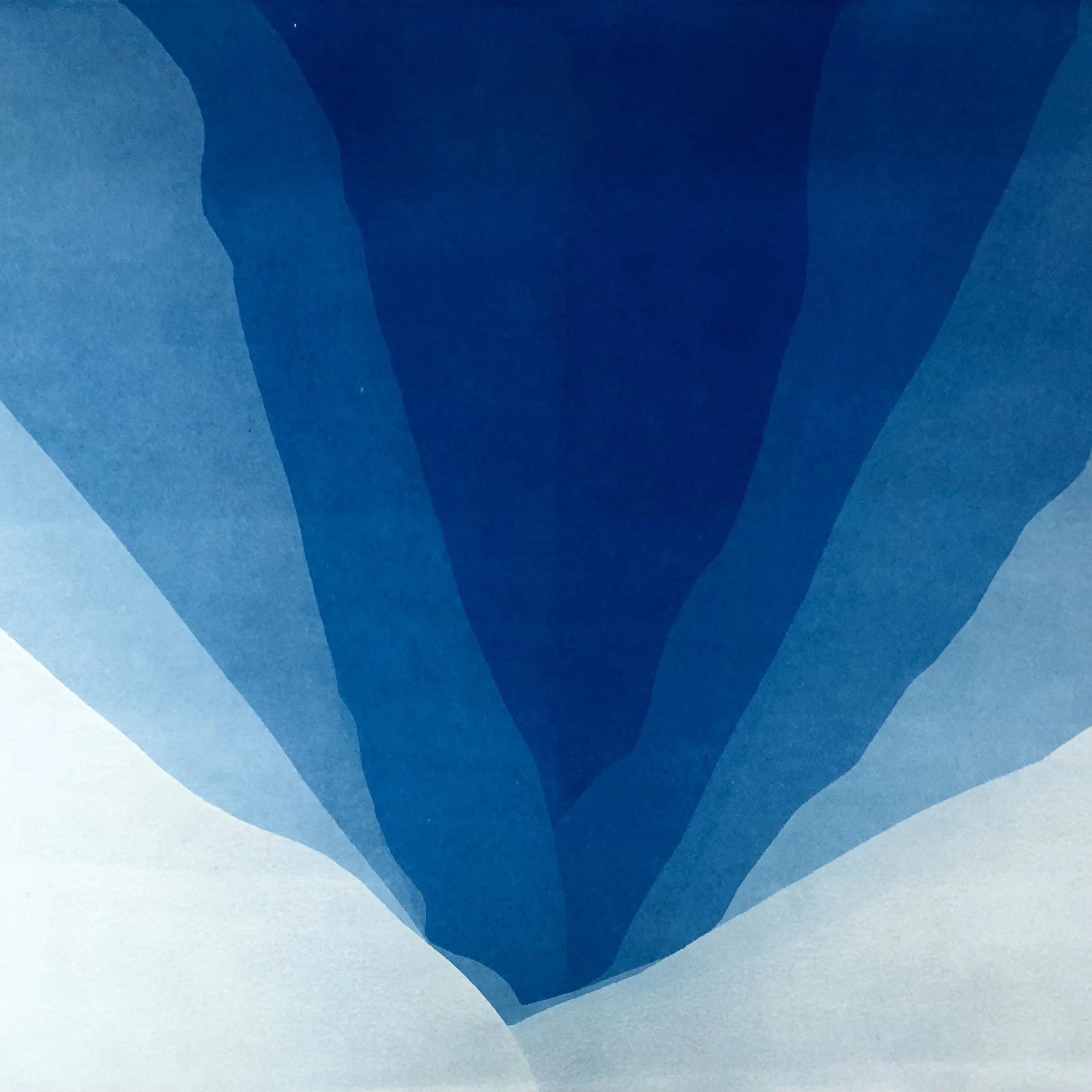 Abstract Cyanotypes on Paper — Christine So