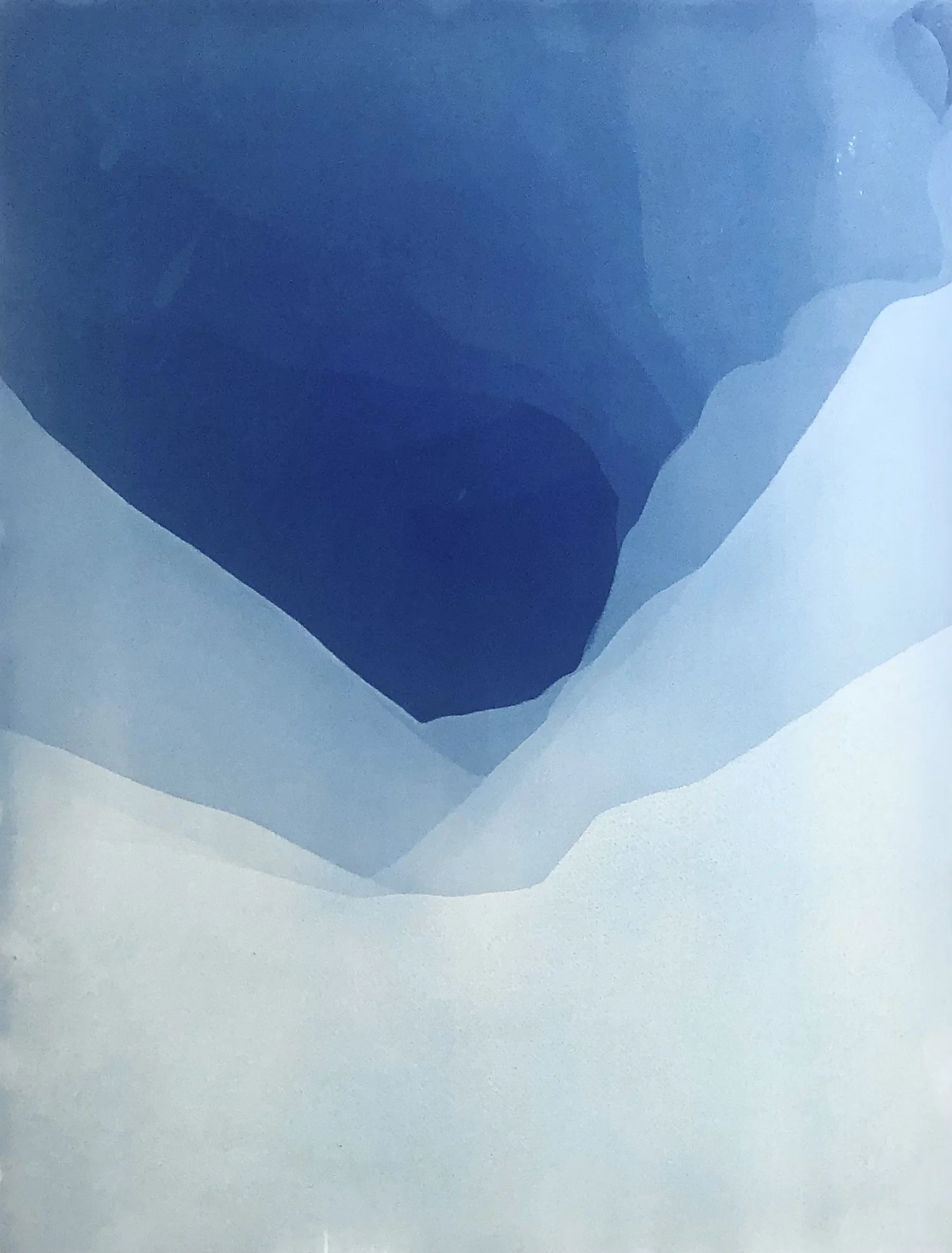 Abstract Cyanotypes on Paper — Christine So
