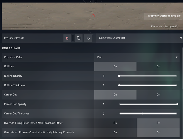 Valorant circle crosshair settings - walkerlity