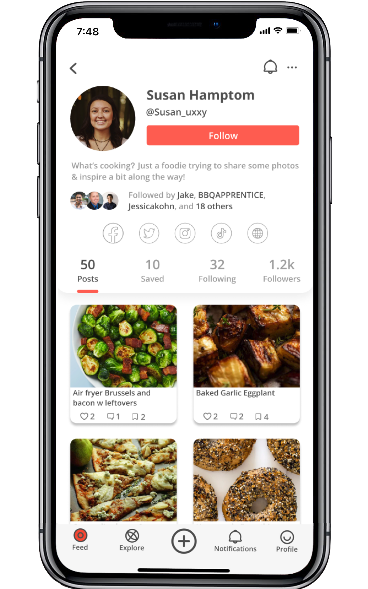 Pepper– The Social Cooking App to Share Food with Friends.