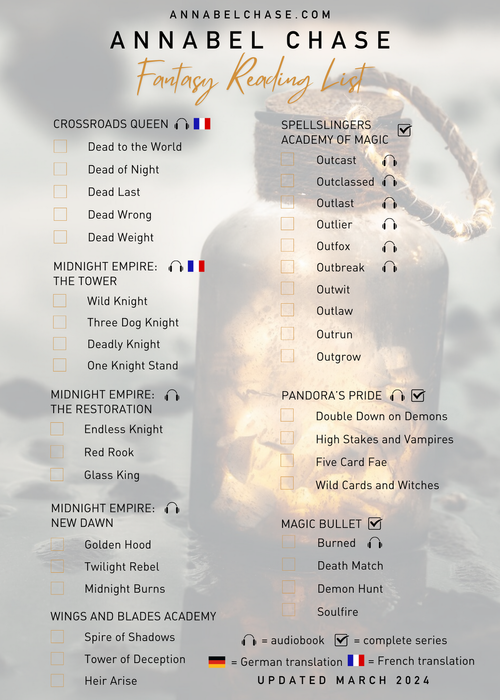 Reading Order — Annabel Chase