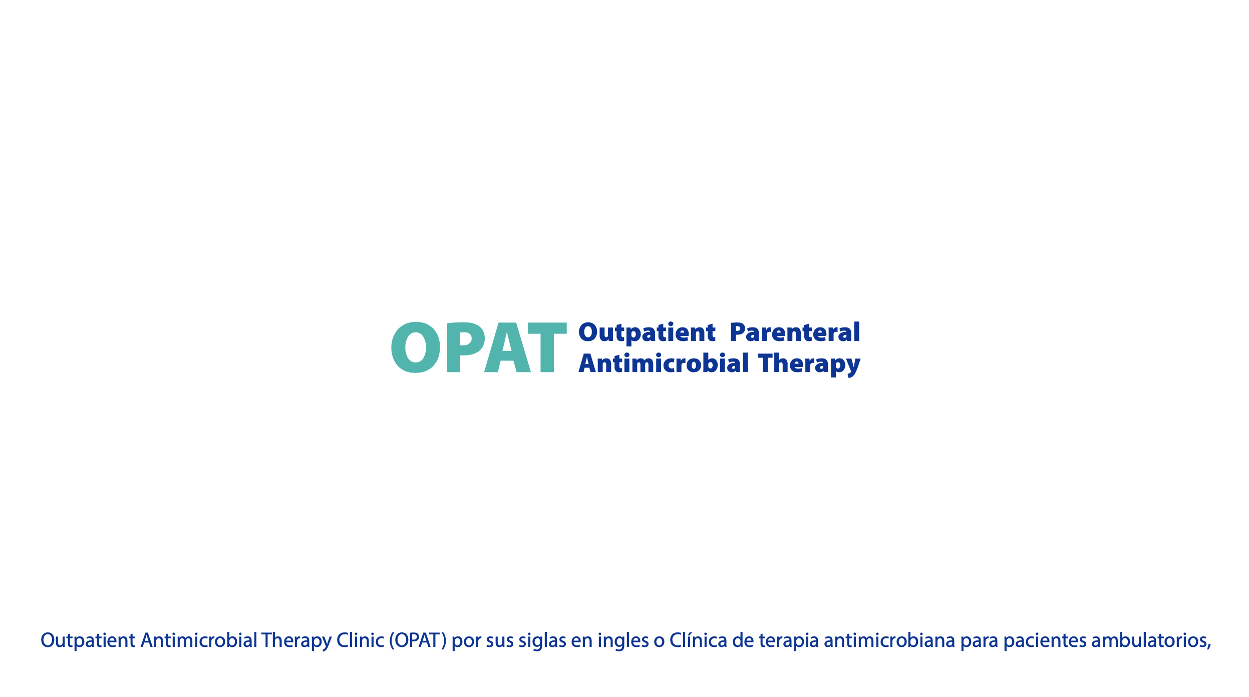 Clínica de infusión OPAT — KIMA Expertos al cuidado de tu salud