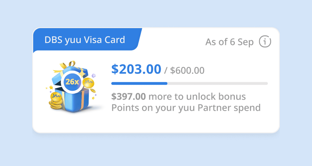 DBS Progress Tracker — yuu Rewards Club