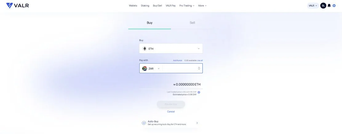 How to Buy Ethereum in South Africa — VALR