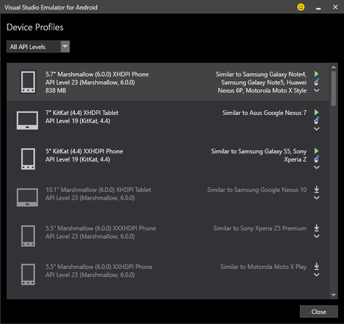 Using the Visual Studio Android Emulator with Android Studio — ClearlyAgile
