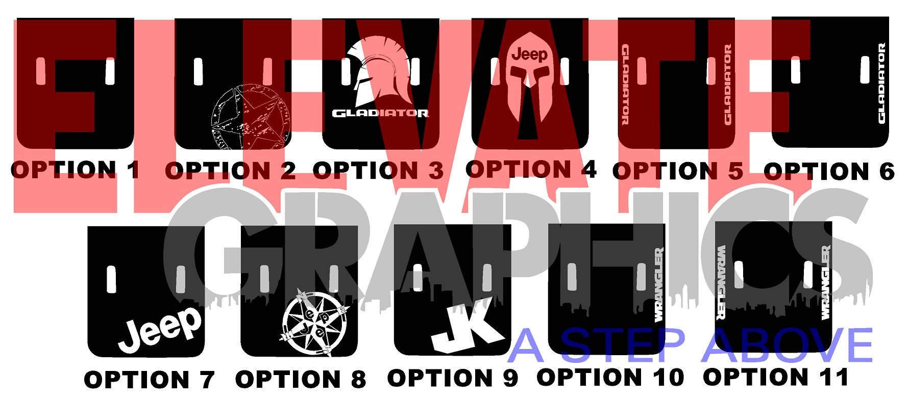 Jeep Wrangler And Gladiator Sport Hood Beast Stripes: Auto Vinyl ...