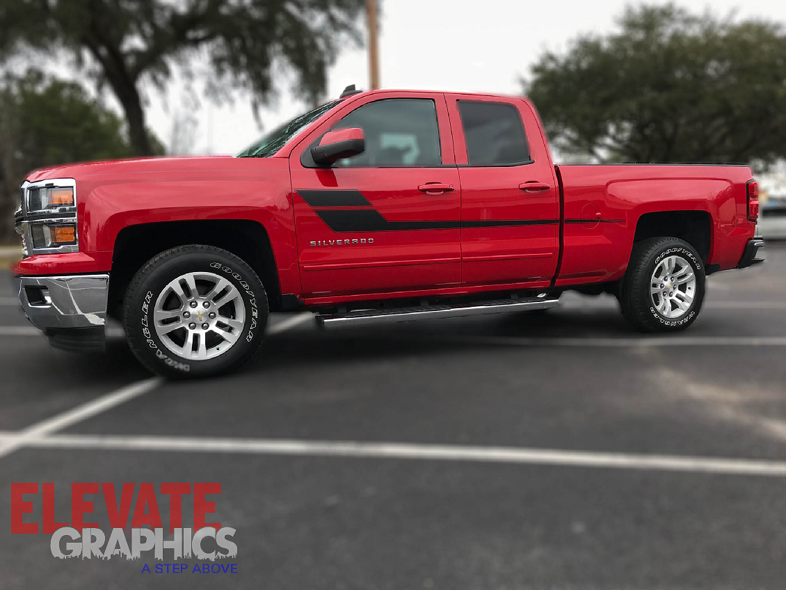 Chevy Silverado 1500 3m Vinyl Stripes, OEM Style Graphics, Custom ...
