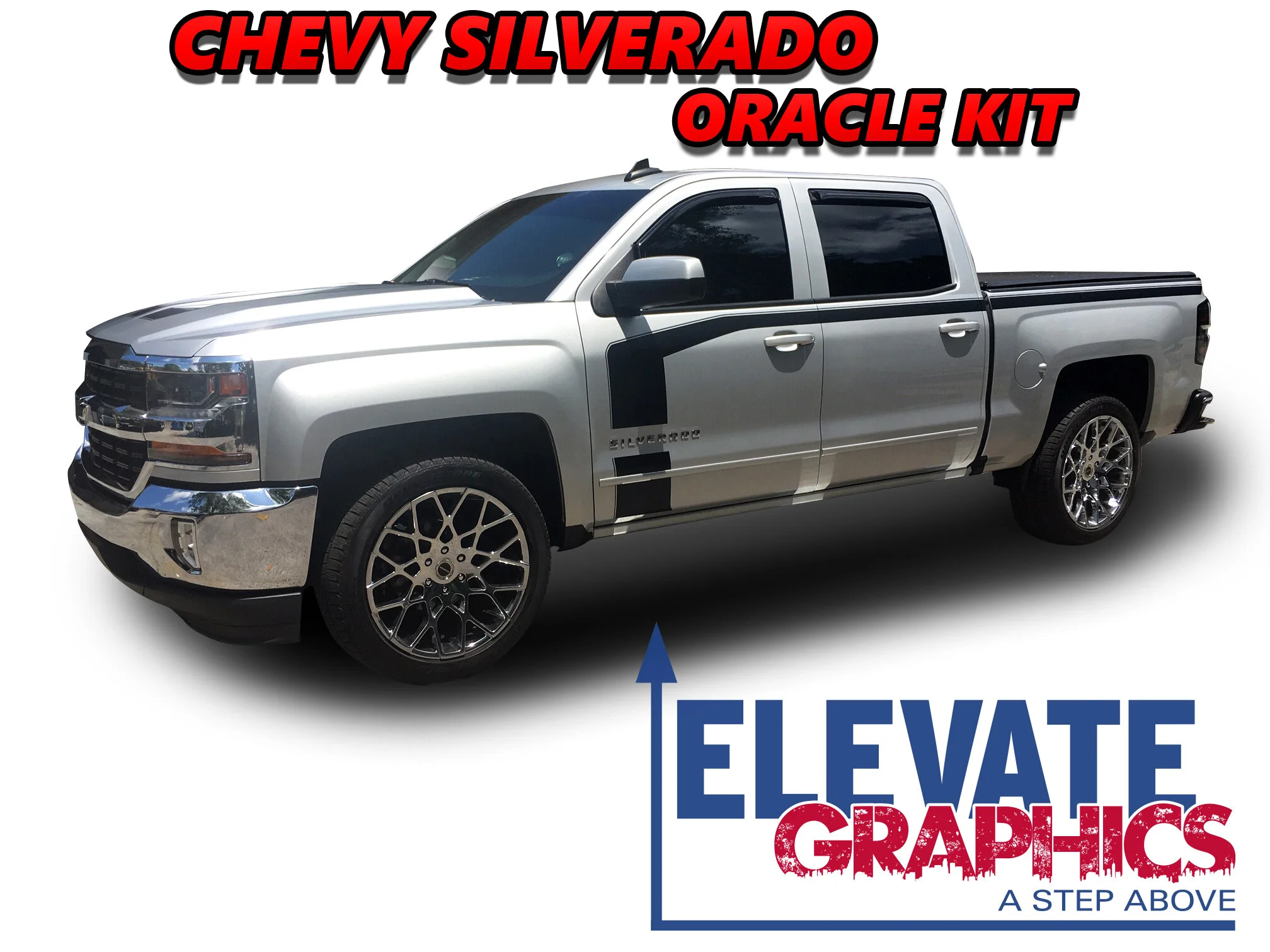 Chevy Silverado 1500 3m Vinyl Stripes, OEM Style Graphics, Custom ...