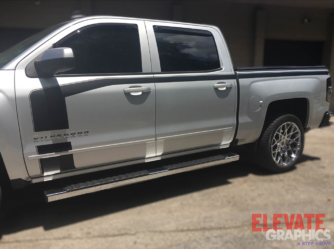 Chevy Silverado 1500 3m Vinyl Stripes, OEM Style Graphics, Custom ...