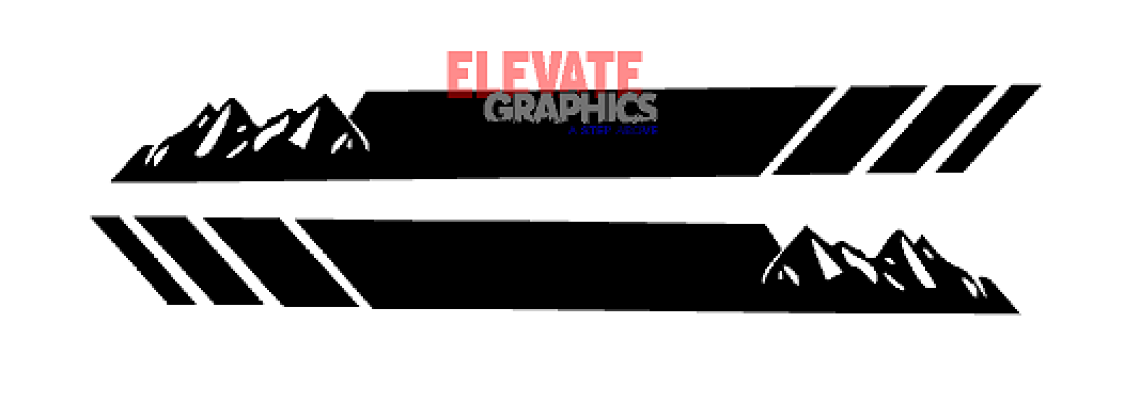 Chevy Silverado Side Mountain Rocker Stripes Auto Vinyl Graphics 3M ...