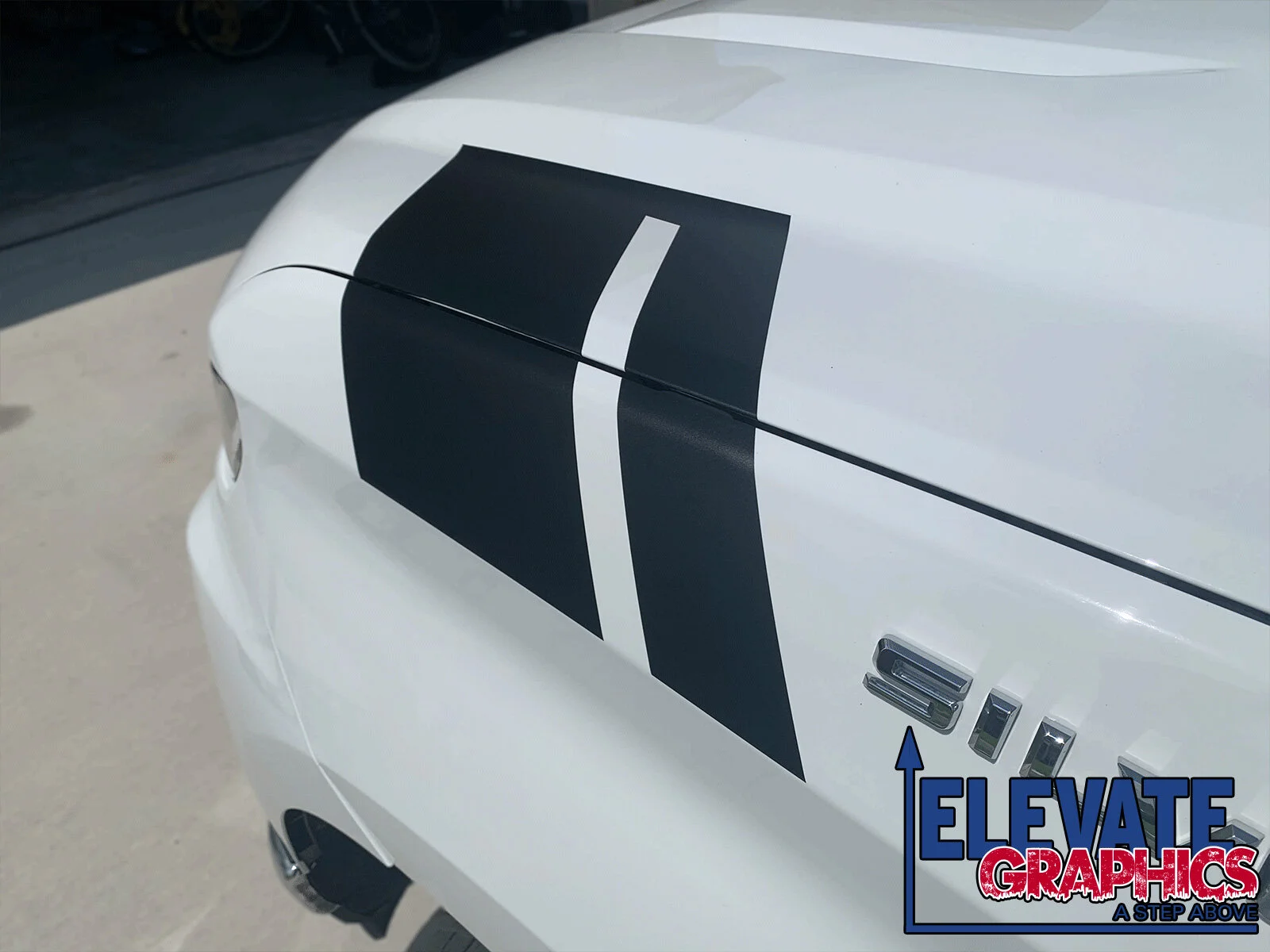 Chevy Silverado Side Hash Mark Hood Stripes: Auto Vinyl Graphics 3M ...