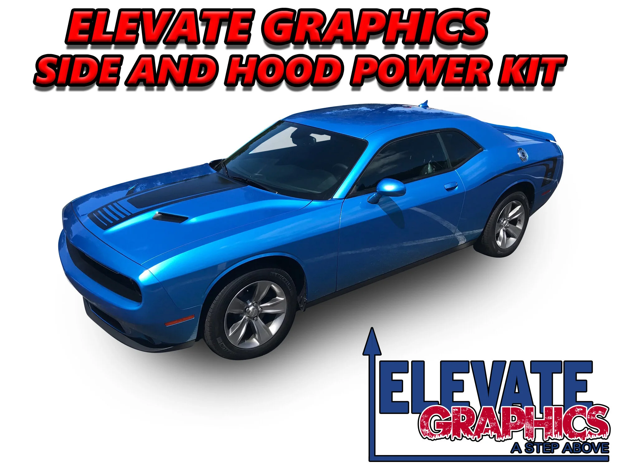 Dodge Challenger 3m Vinyl Stripes, OEM Style Graphics, Custom Stickers ...