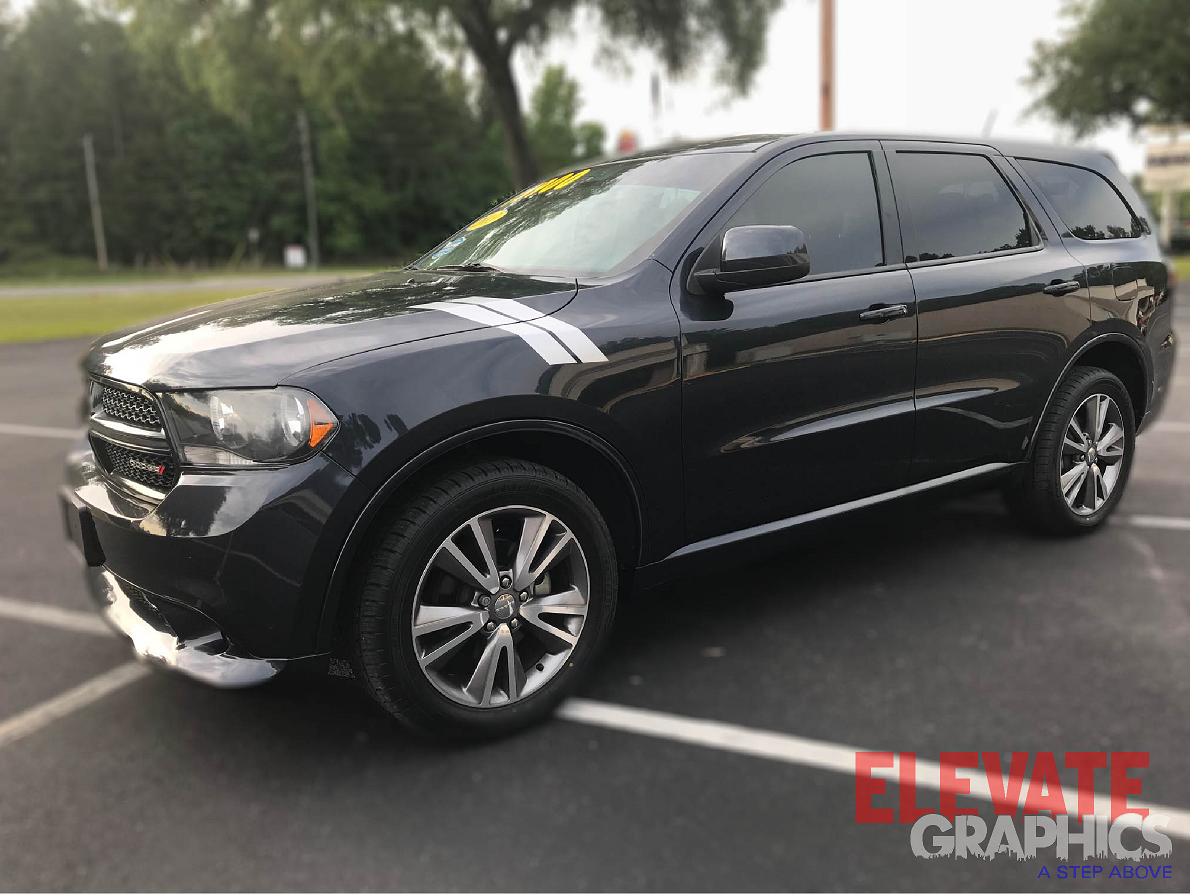 Dodge Durango Hash Mark Double Bar Stripes: Auto Vinyl Graphics 3M ...