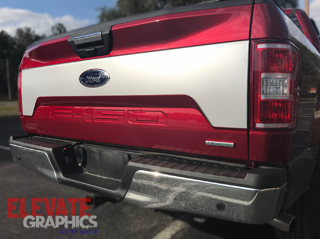 Ford F-150 Solid Tailgate Stripes: Auto Vinyl Graphics 3M Decals And ...