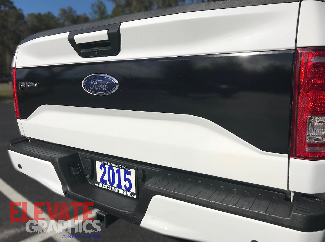 Ford F-150 Solid Tailgate Stripes: Auto Vinyl Graphics 3M Decals And ...
