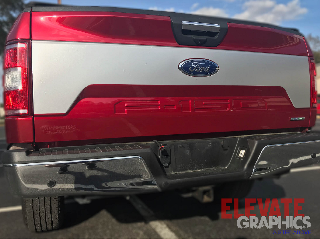 Ford F-150 Solid Tailgate Stripes: Auto Vinyl Graphics 3M Decals And ...
