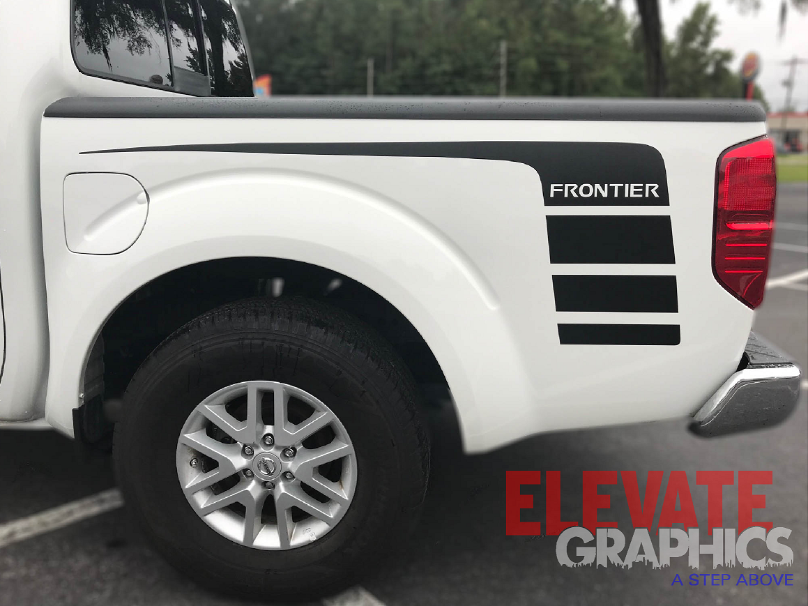 Nissan Frontier Hood & Side Stripes: Auto Vinyl Graphics 3M Decals And ...