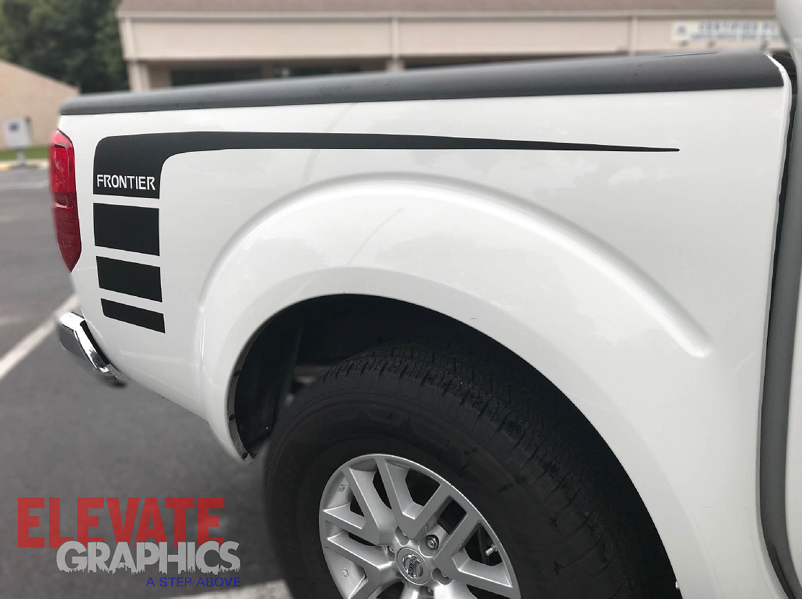 Nissan Frontier Hood & Side Stripes: Auto Vinyl Graphics 3M Decals And ...