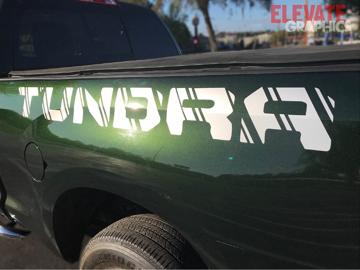 Toyota Tundra Side Rocker Slash Stripes: Auto Vinyl Graphics 3M Decals ...