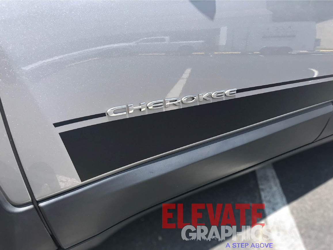 Jeep Cherokee 3m Vinyl Stripes OEM Style Graphics, Custom Stickers, And ...