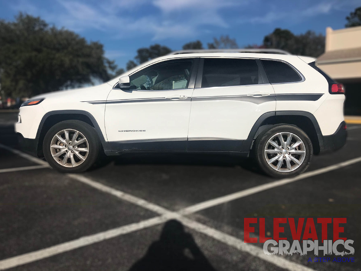 Jeep Cherokee 3m Vinyl Stripes OEM Style Graphics, Custom Stickers, And ...