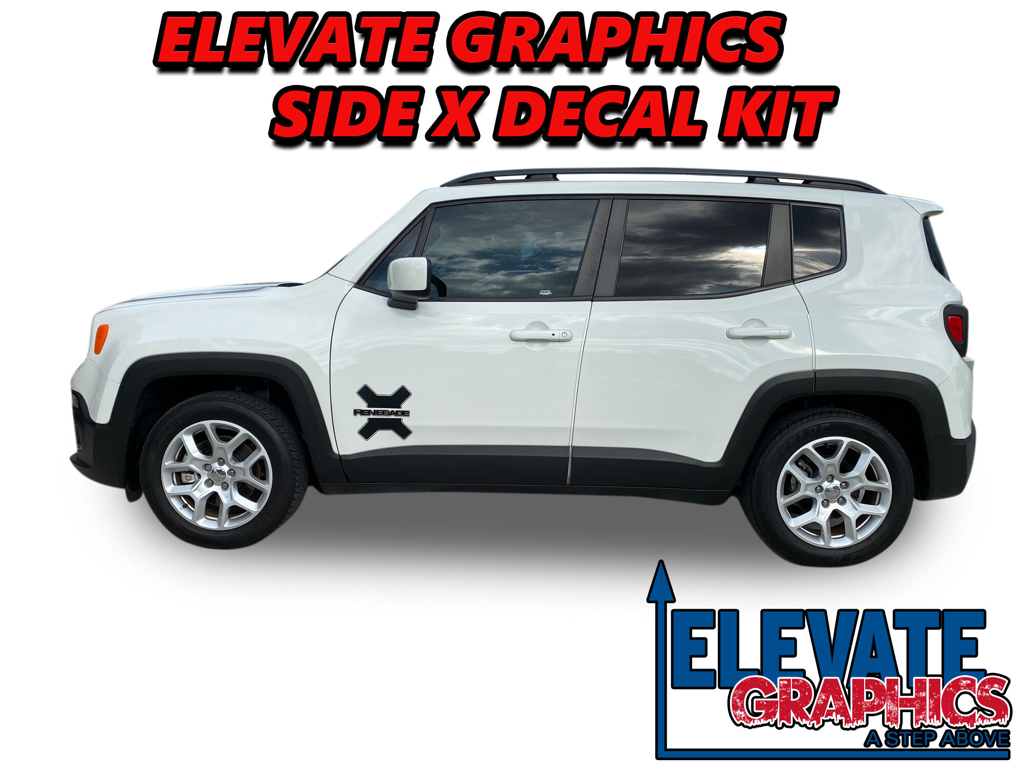 Jeep Renegade Side X Stripes: Auto Vinyl Graphics 3M Decals And OEM ...