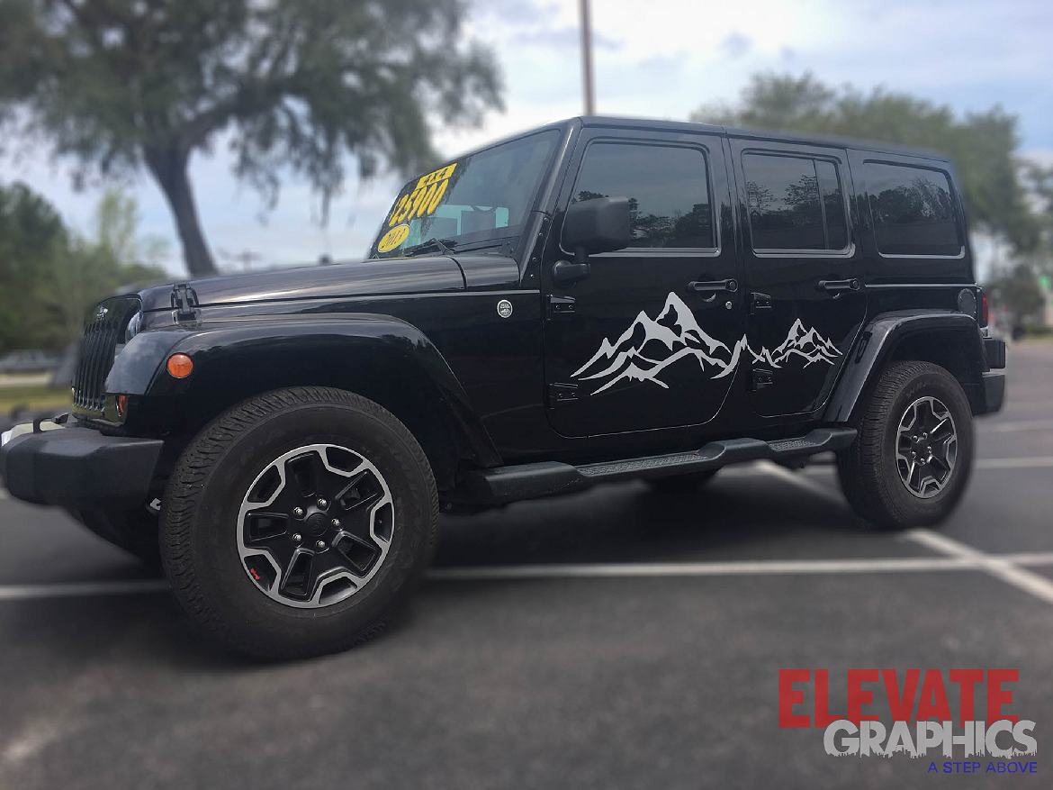 Jeep Wrangler 3m Vinyl Stripes OEM Style Graphics, Custom Stickers, And ...