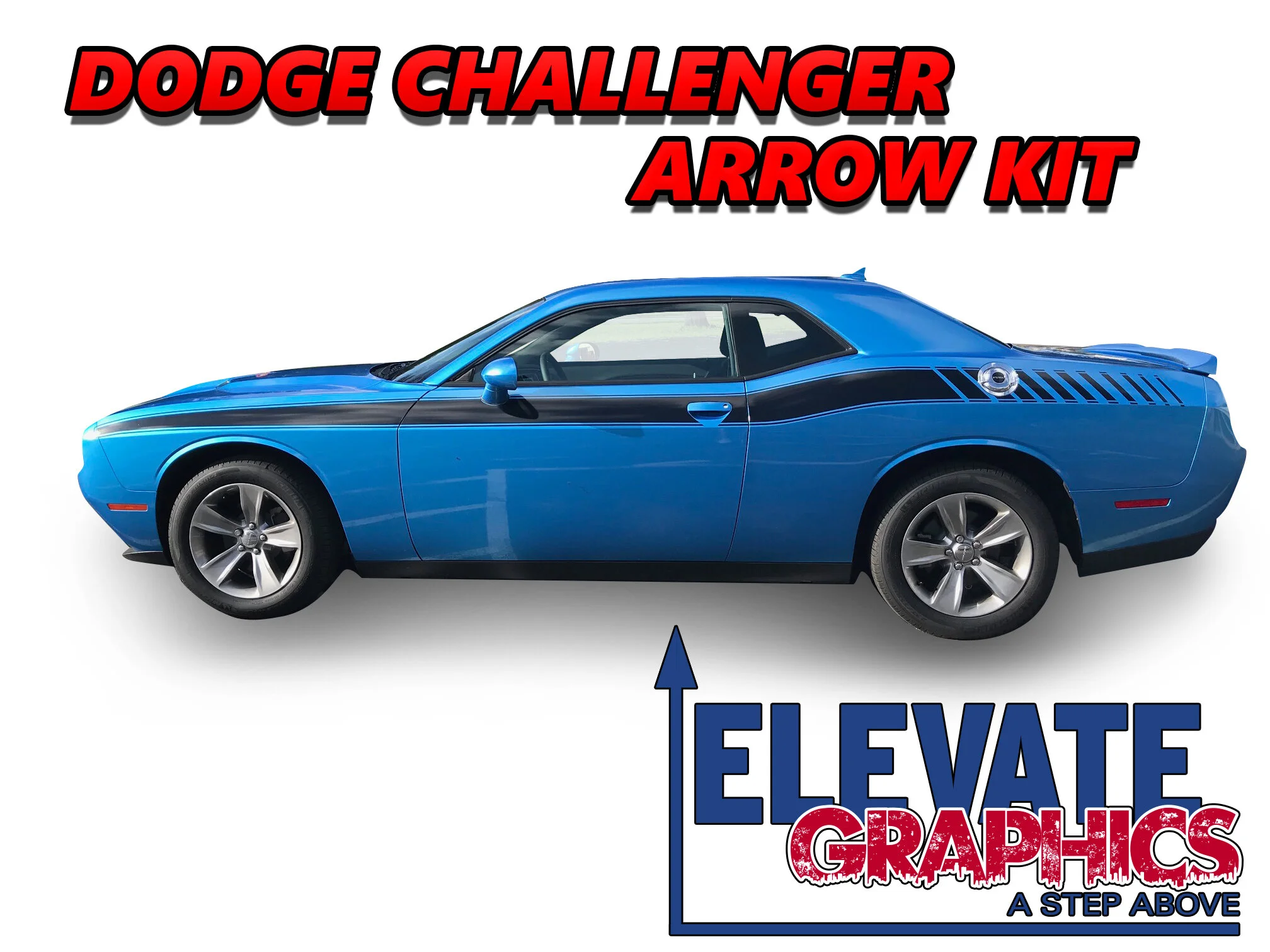 Dodge Challenger 3m Vinyl Stripes, OEM Style Graphics, Custom Stickers ...