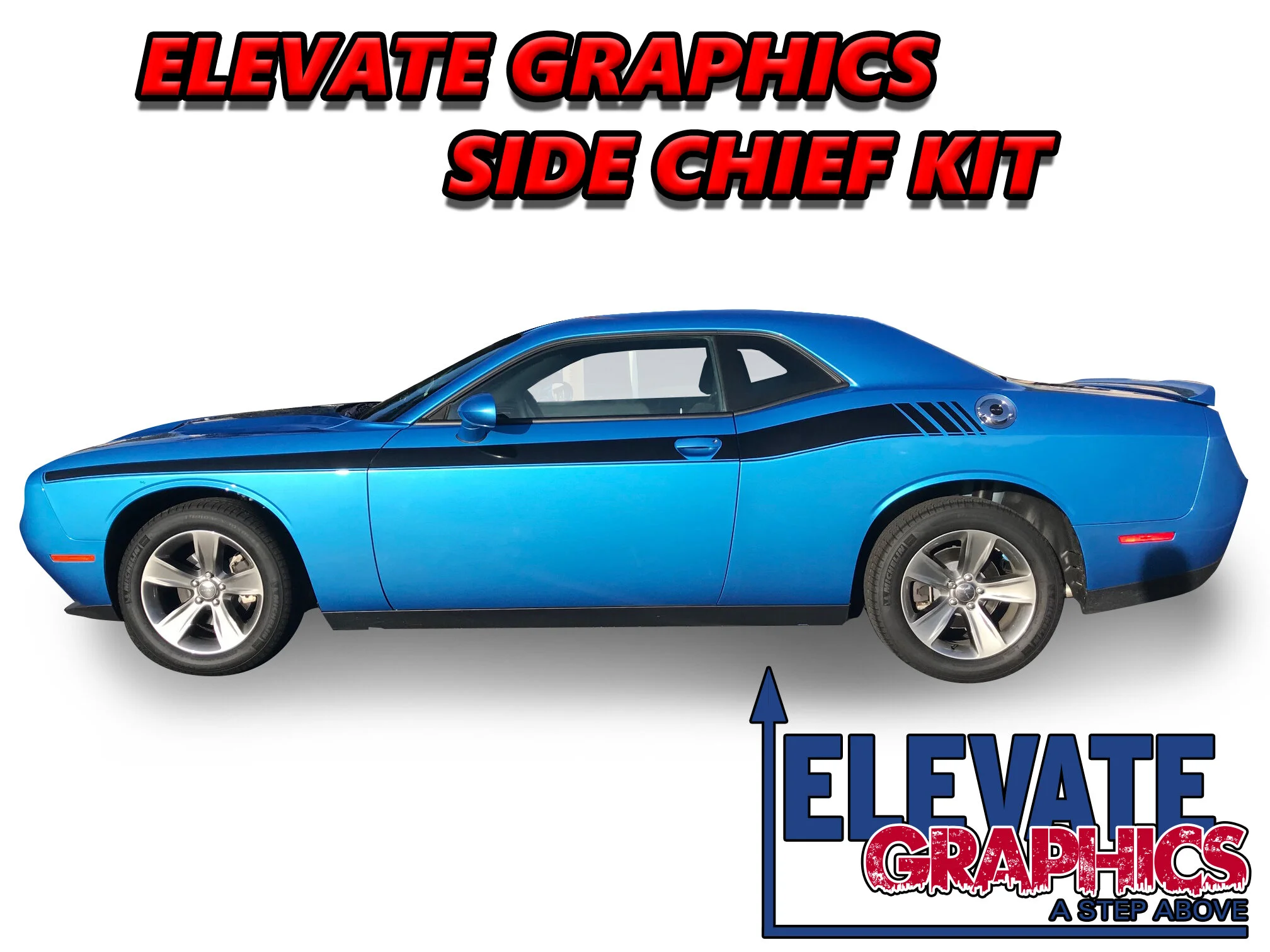 Dodge Challenger 3m Vinyl Stripes, OEM Style Graphics, Custom Stickers ...