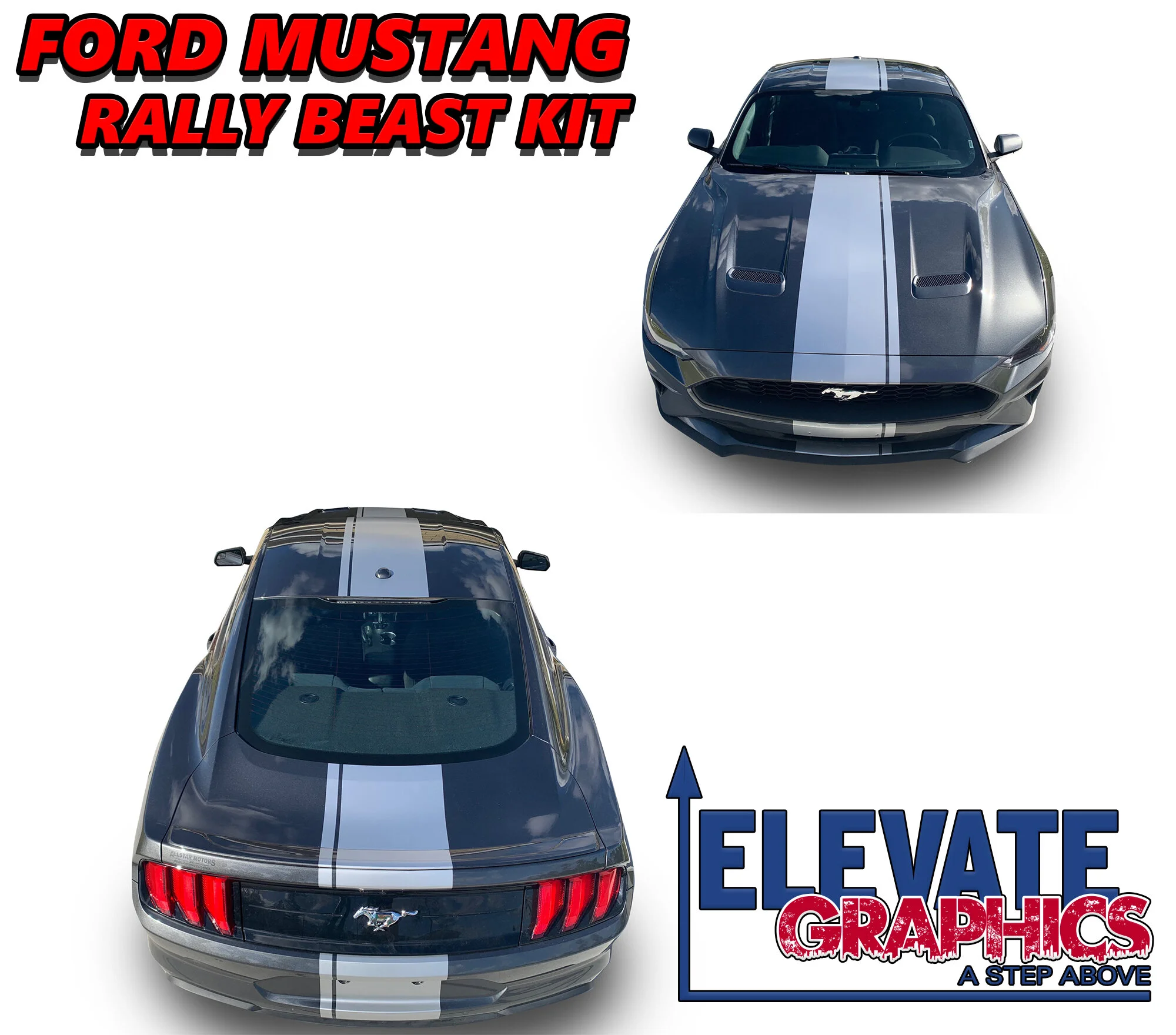 Ford Mustang 3m Vinyl Stripes, OEM Style Graphics, Custom Stickers, And ...