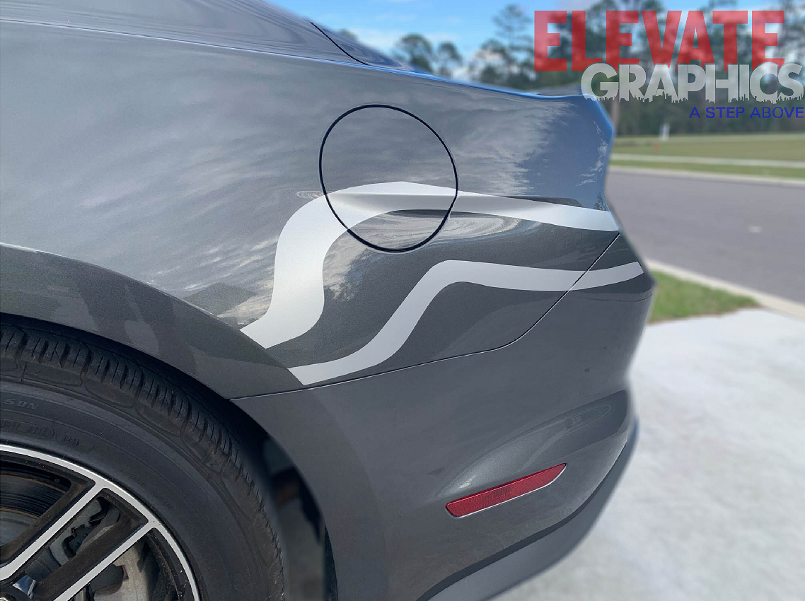 Ford Mustang Side Freedom Stripes: Auto Vinyl Graphics 3M Decals And ...