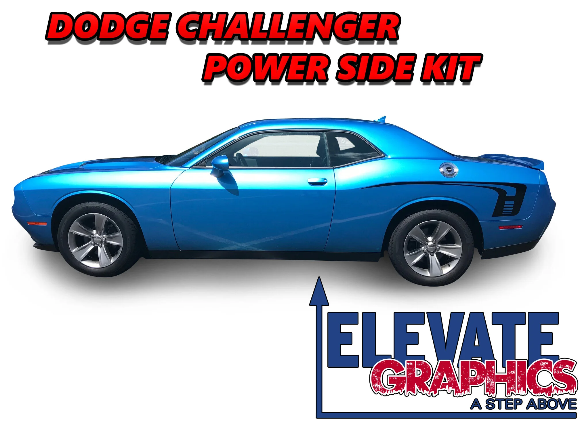 Dodge Challenger 3m Vinyl Stripes, OEM Style Graphics, Custom Stickers ...