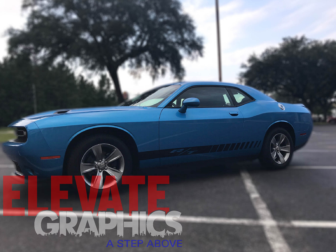 Dodge Challenger 3m Vinyl Stripes, OEM Style Graphics, Custom Stickers ...