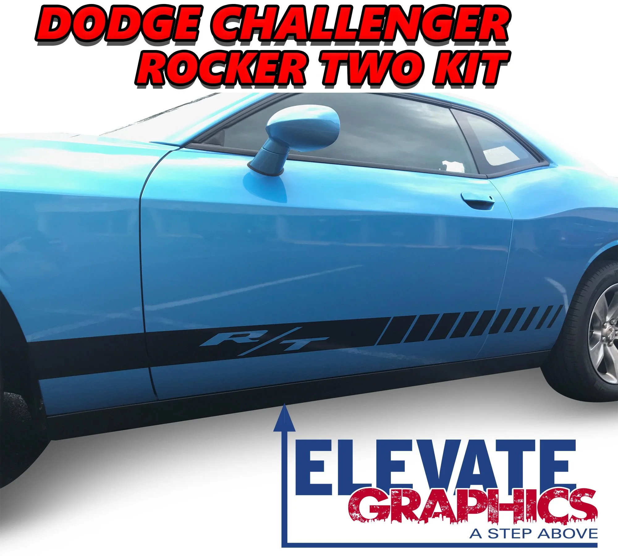 Dodge Challenger 3m Vinyl Stripes, OEM Style Graphics, Custom Stickers ...