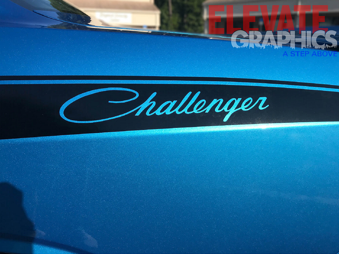 Dodge Challenger Side Boost Stripes: Auto Vinyl Graphics 3M Decals and ...