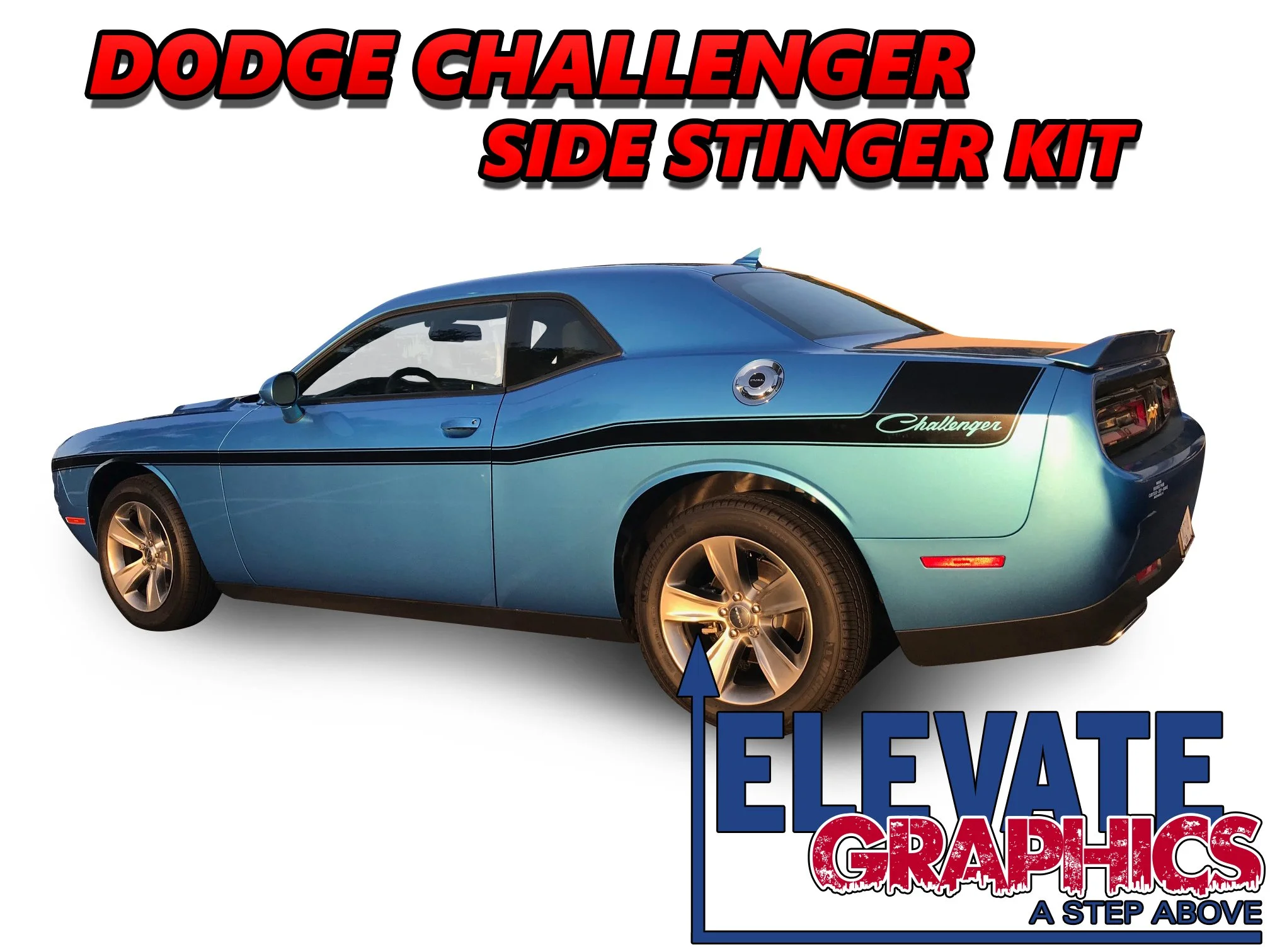 Dodge Challenger 3m Vinyl Stripes, OEM Style Graphics, Custom Stickers ...