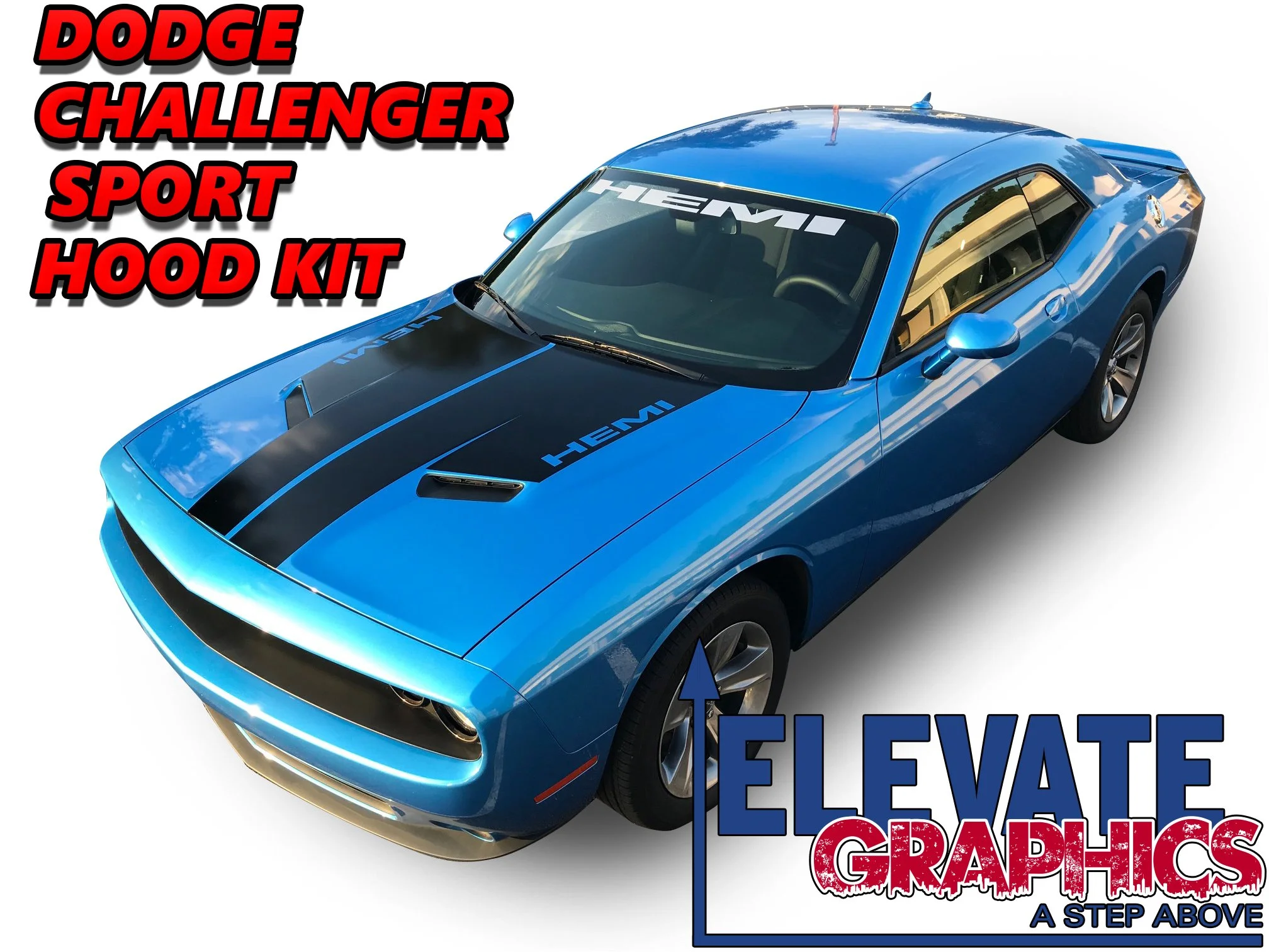 Dodge Challenger 3m Vinyl Stripes, OEM Style Graphics, Custom Stickers ...