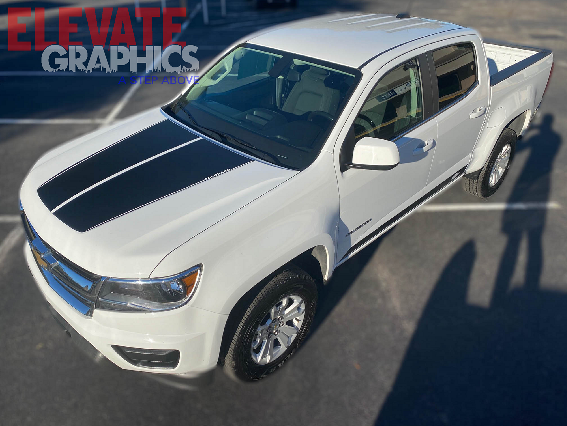 Chevy Colorado Hood Stripes: Auto Vinyl Graphics 3M Decals And OEM ...