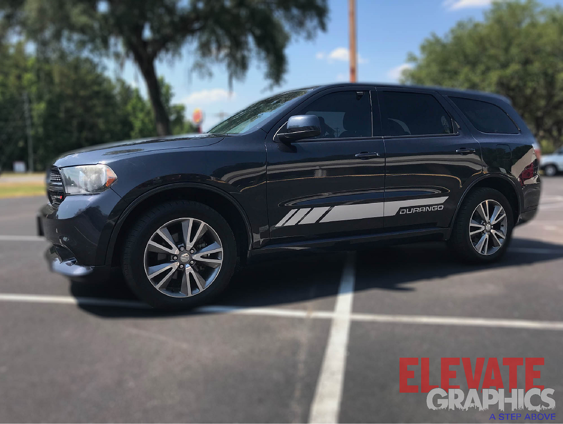Dodge Durango Side Rocker Stripes: Auto Vinyl Graphics 3M Decals And ...